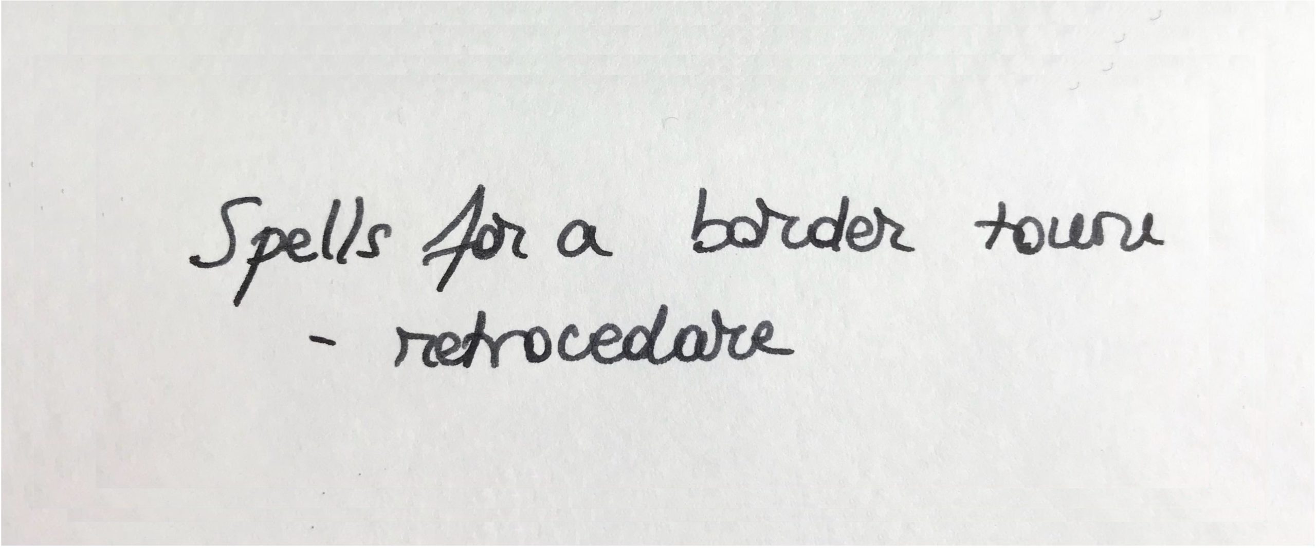 performingborders newsletter | April 2021 - performingborders